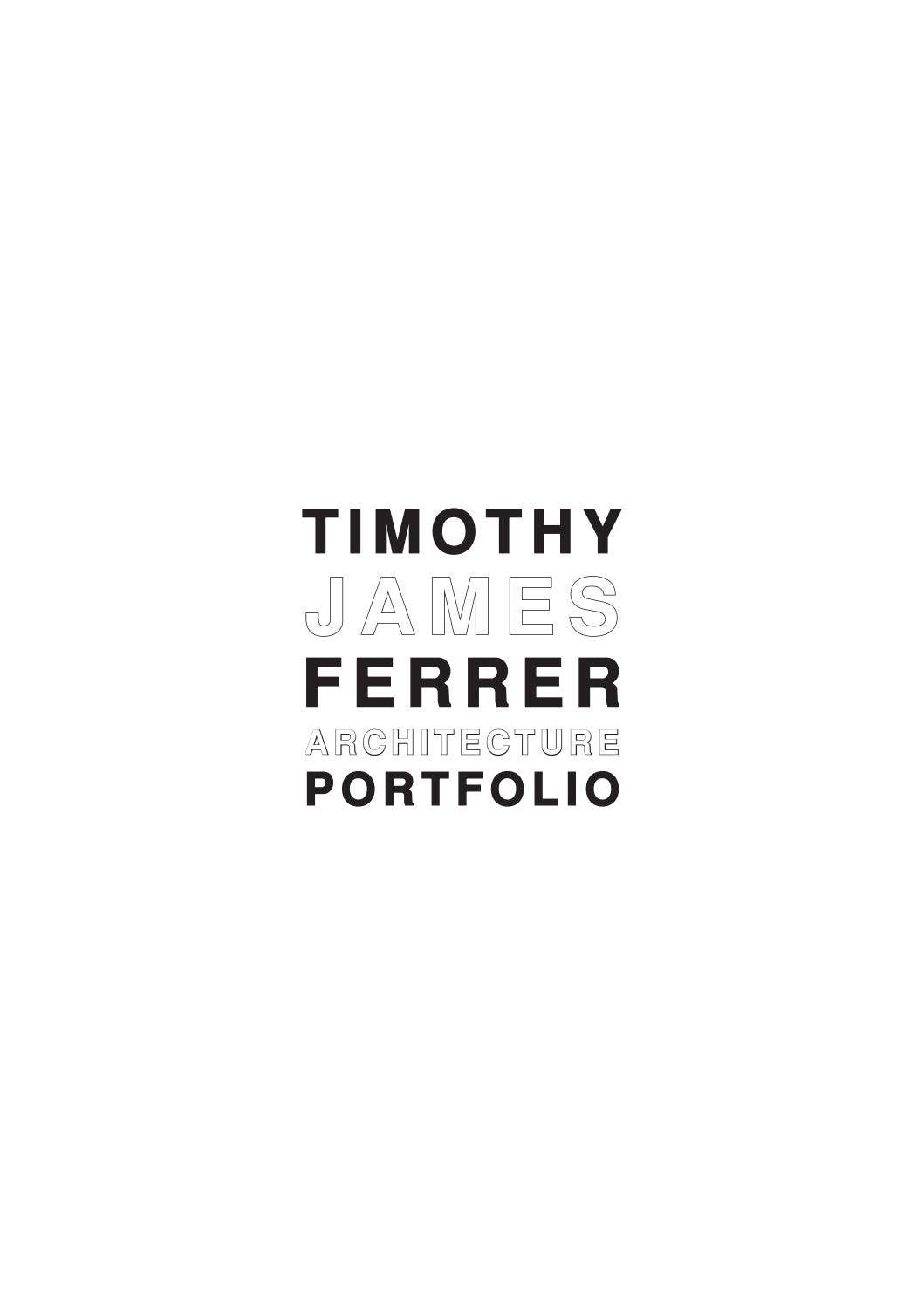 Timothy James Ferrer Architecture Portfolio by Timothy James S. Ferrer ...