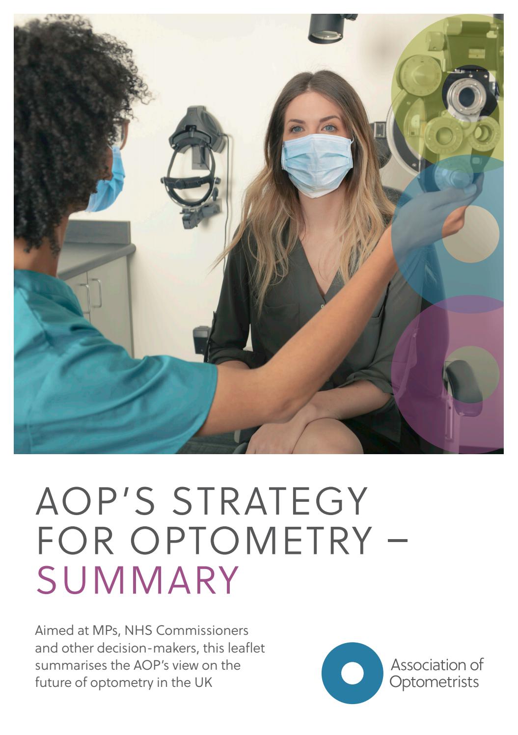 AOP's strategy for optometry by TheAOP - Issuu