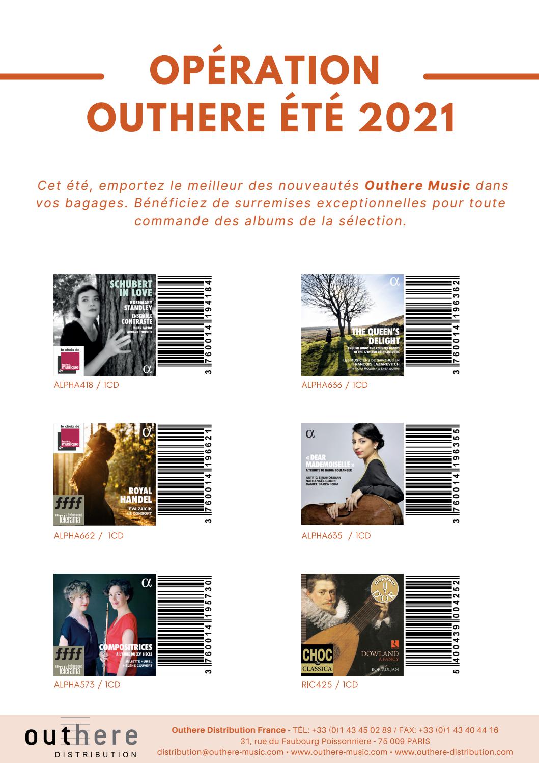 Opération Outhere été 2021 by Outhere Music - Issuu