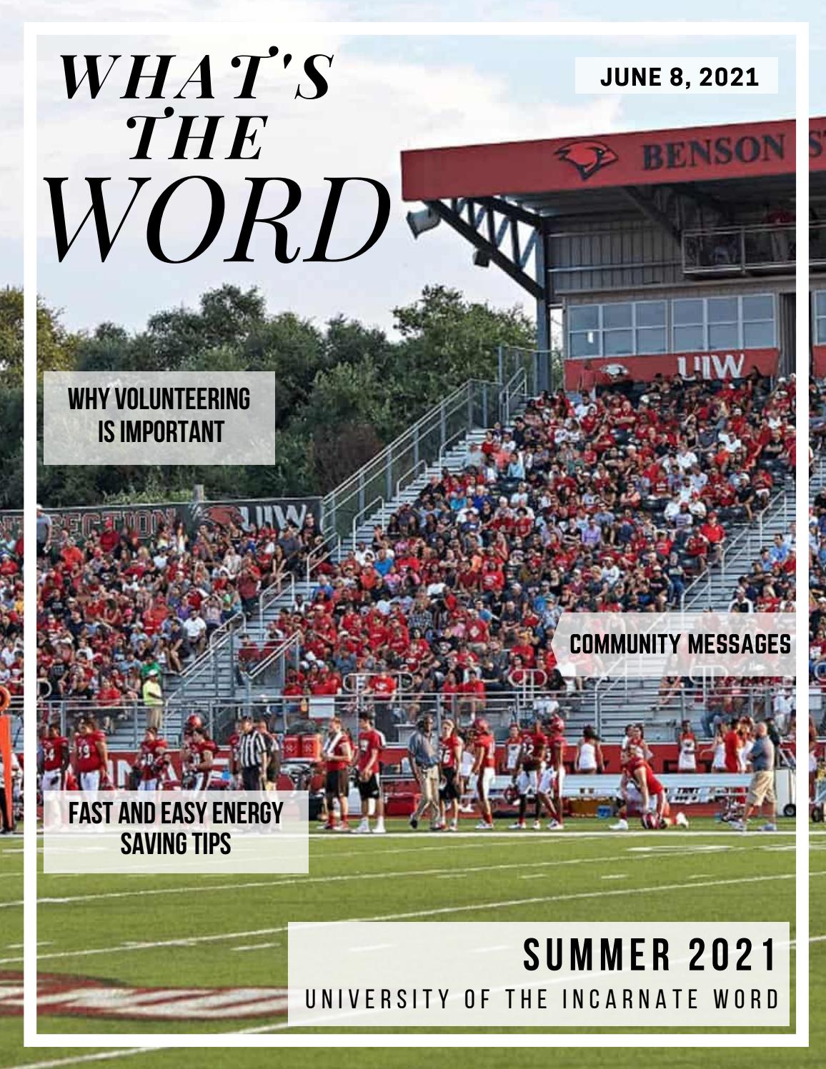 What's The Word - Online Student Magazine by UIW Campus Engagement - Issuu