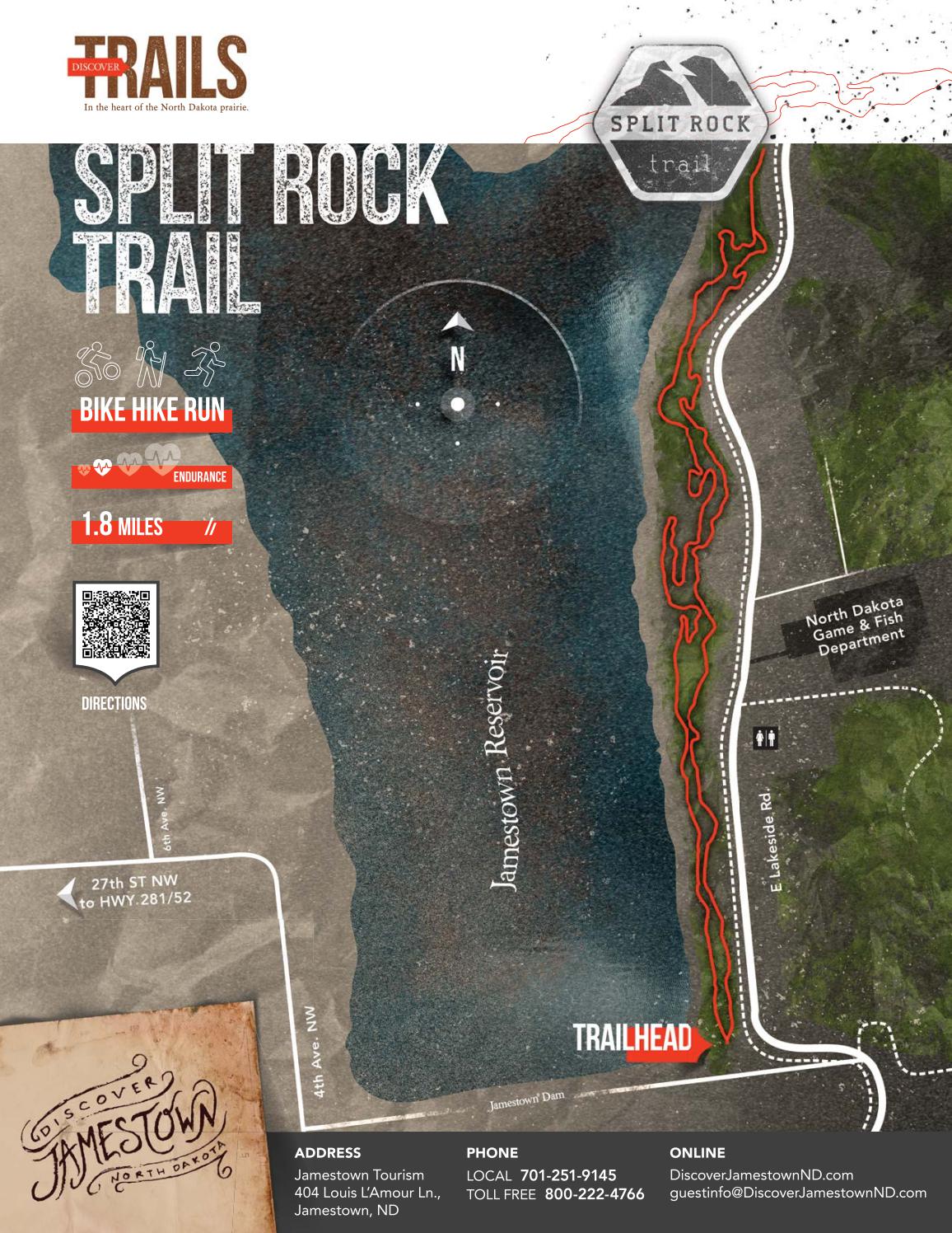 Split Rock Trail by Jamestown Tourism - Jamestown ND - Issuu