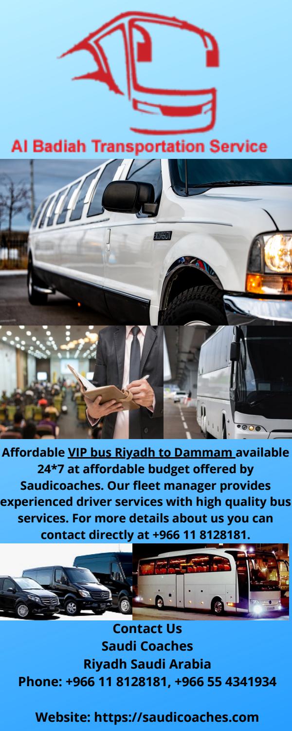 Vip Bus Riyadh To Dammam by saudicoaches - Issuu