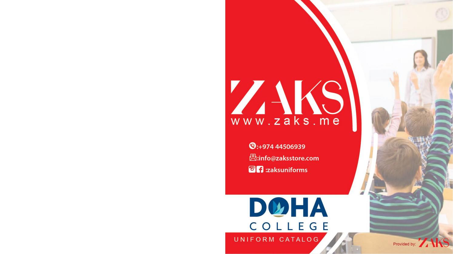 Doha College uniform catalogue by Doha College - British International ...