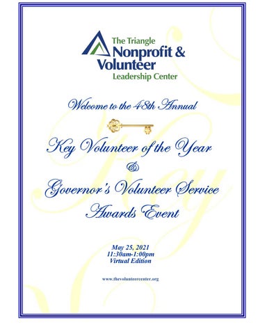 Key Volunteer of the Year & Governor's Volunteer Service Awards Event ...