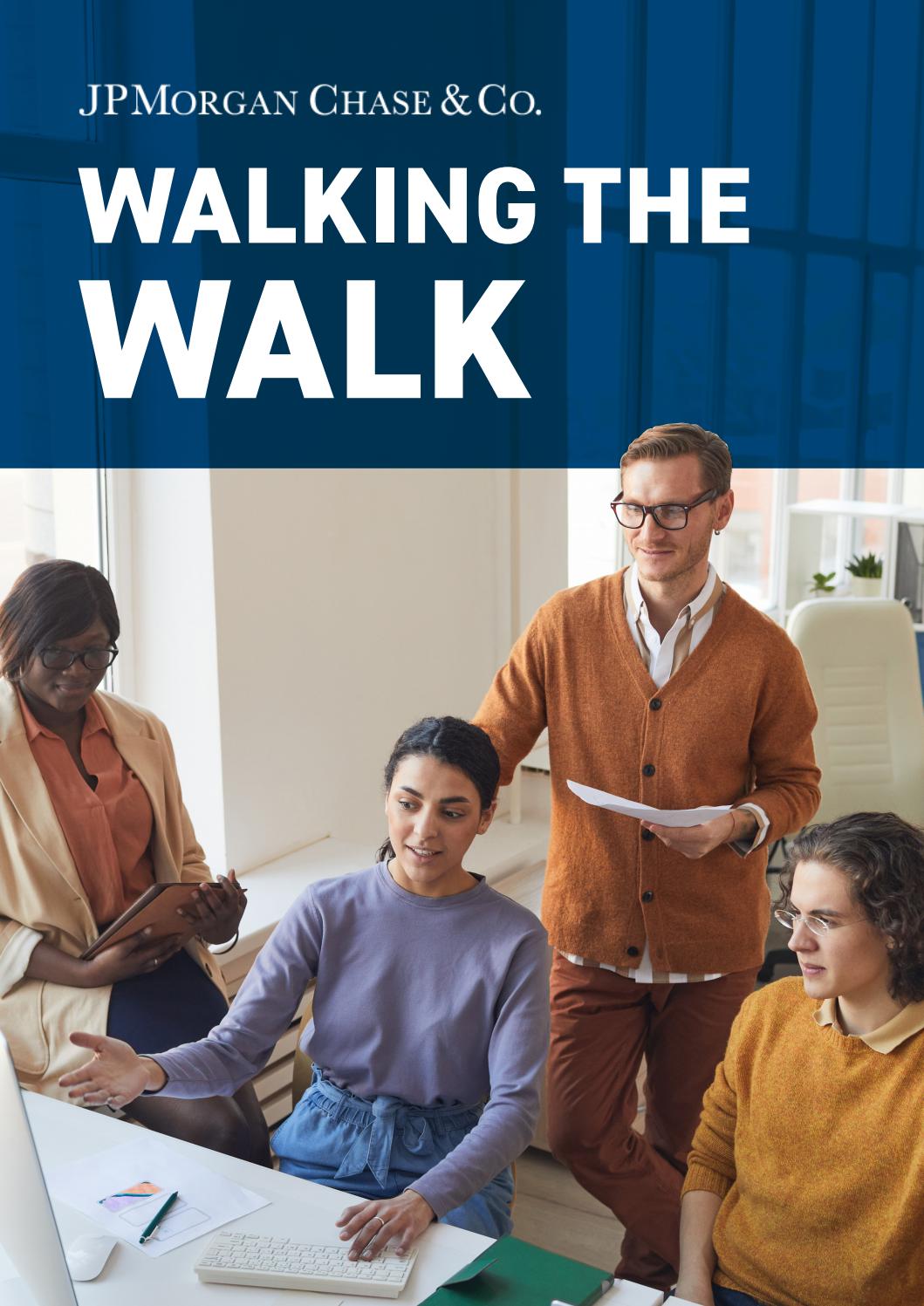 Walking the walk - JPMorgan Chase & Co Brochure 2021 by Digital ...