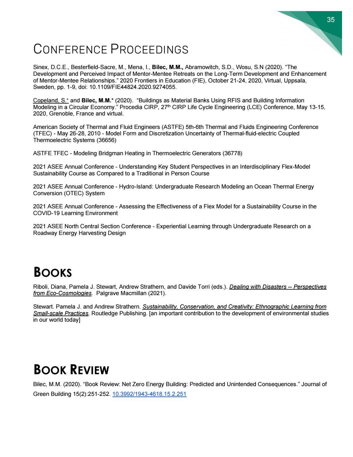 2021 Mascaro Center for Sustainable Innovation Annual Report by PITT ...