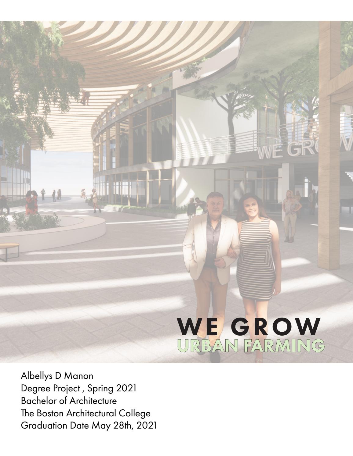 WE GROW Urban Farming Degree Project by Albelly Denisse Mañon fortunato ...