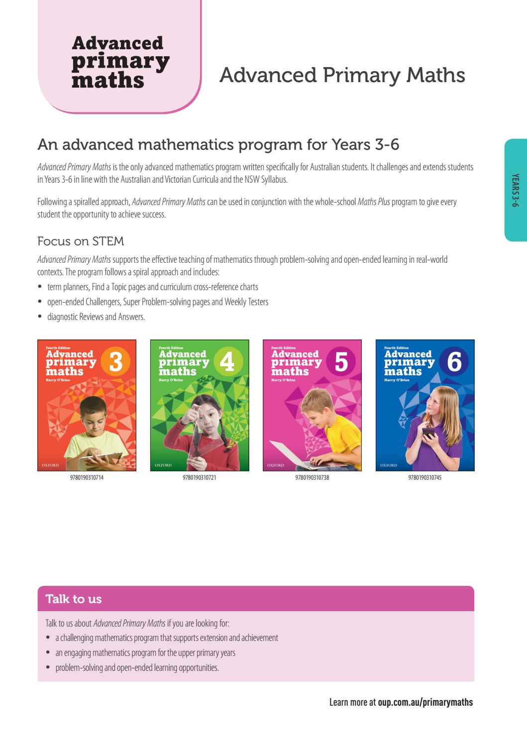 Oxford Primary Mathematics by OUPANZ - Issuu