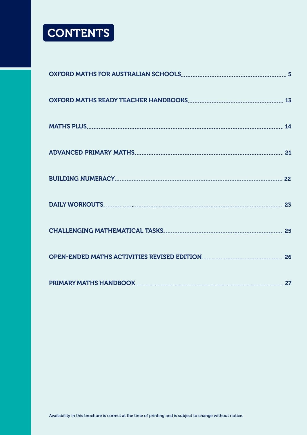 Oxford Primary Mathematics by OUPANZ - Issuu