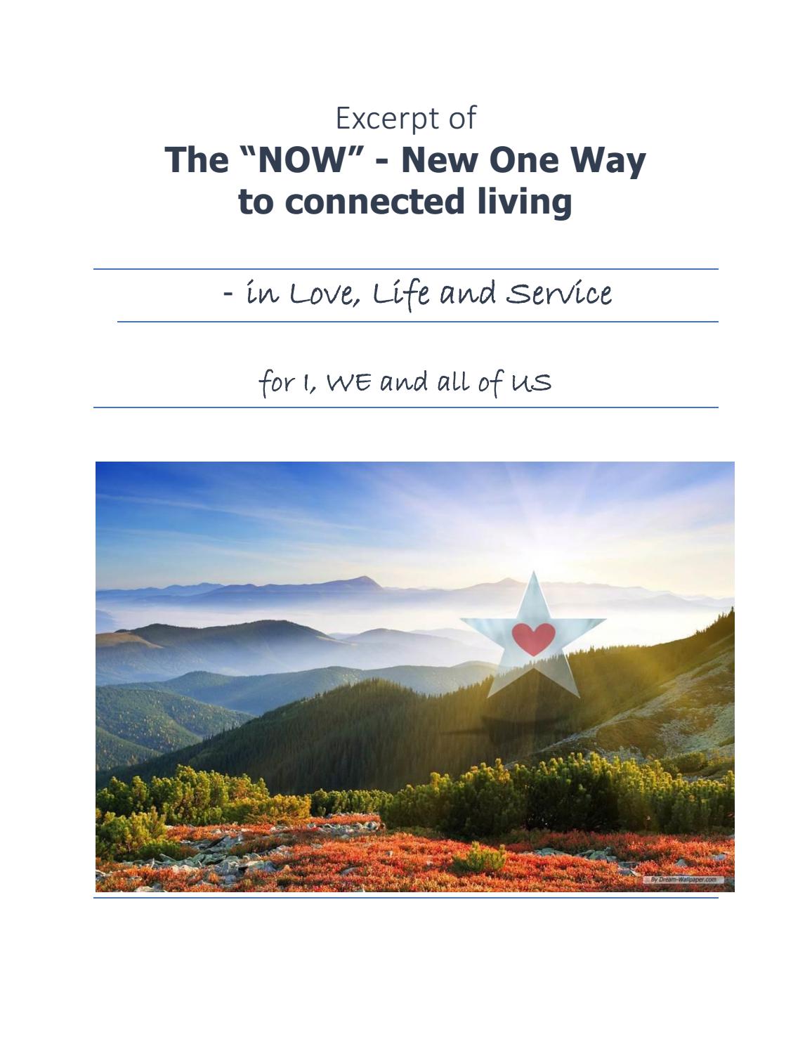New ONE WAY - NOW to connected Living - excerpt by Jan Frederiksen - Issuu