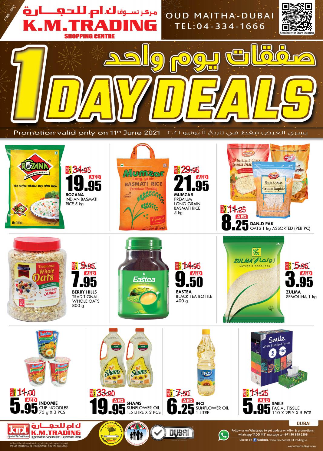 One Day Deals-Dubai Edition_11th June 2021 by K.M.TRADING PROMOTIONS ...