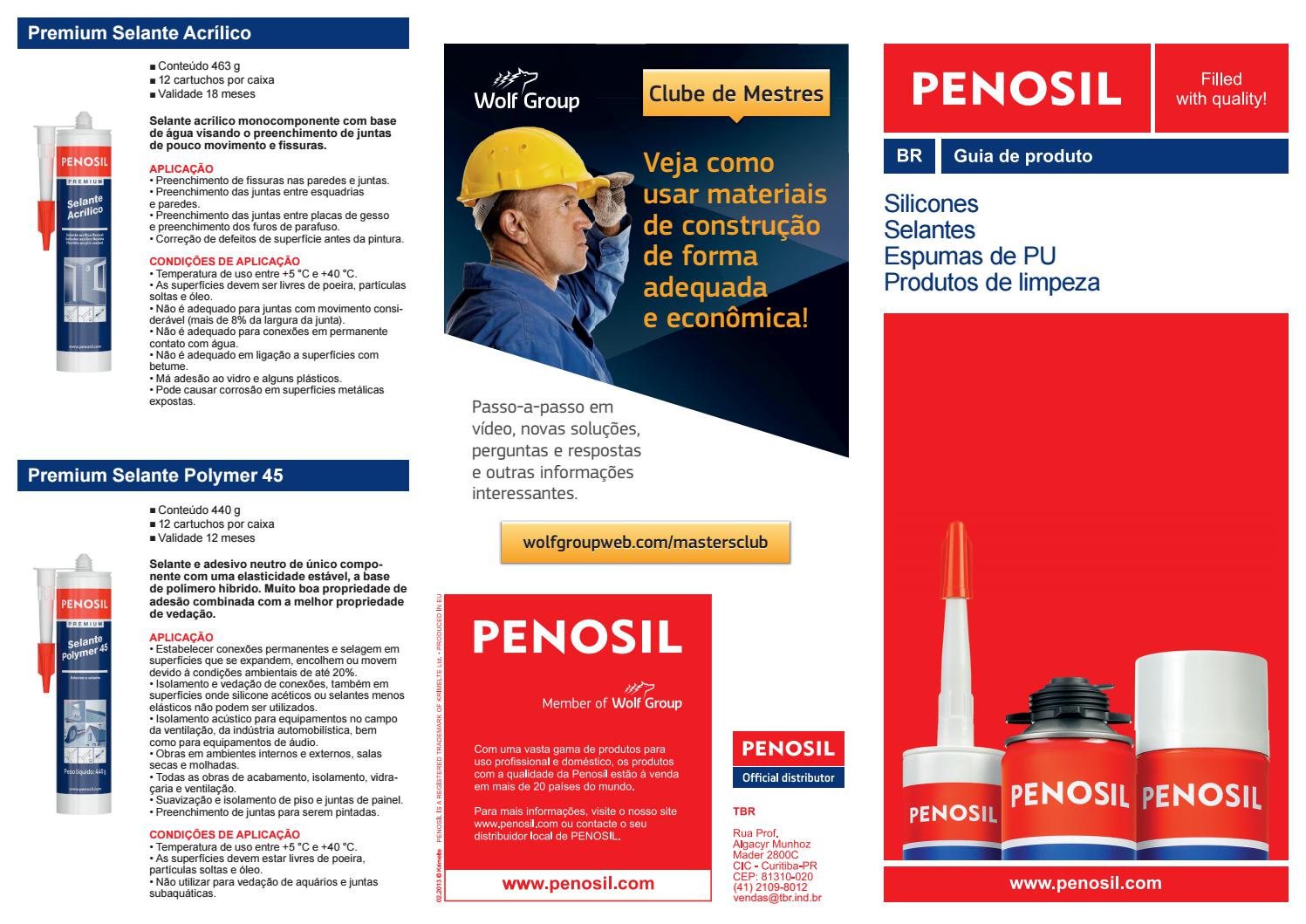 PENOSIL Guida de producto BR by Wolf Group - Issuu