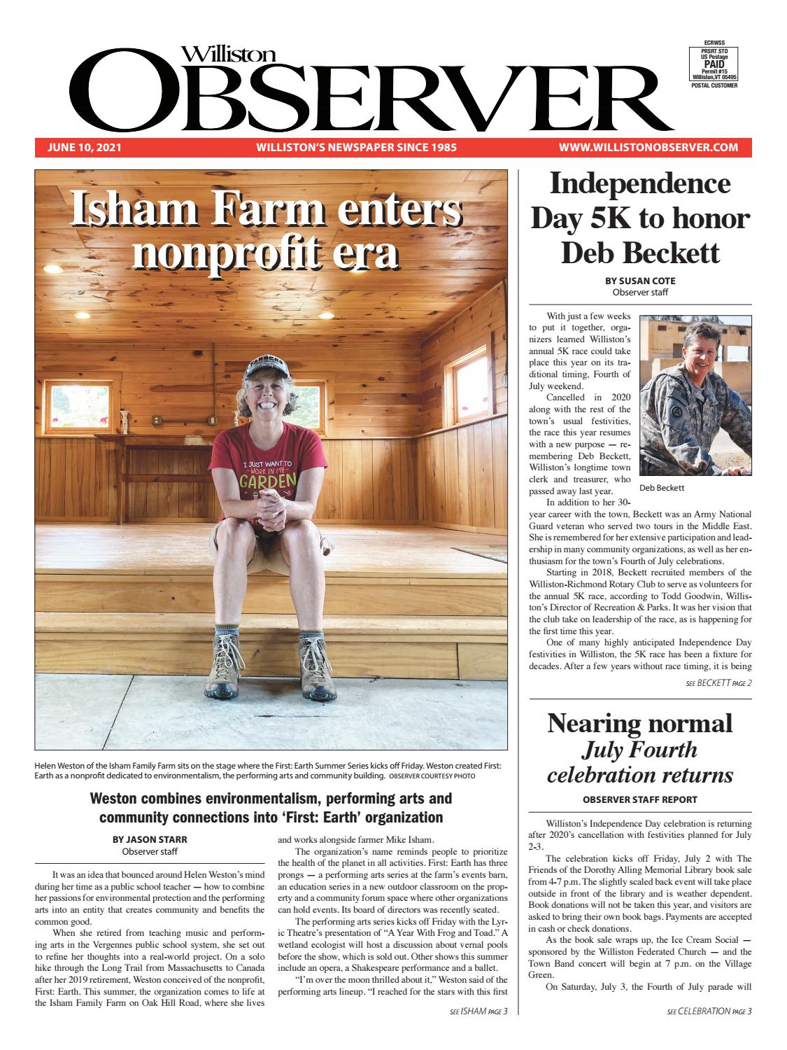 Williston Observer 6/10/2021 by Williston Observer - Issuu