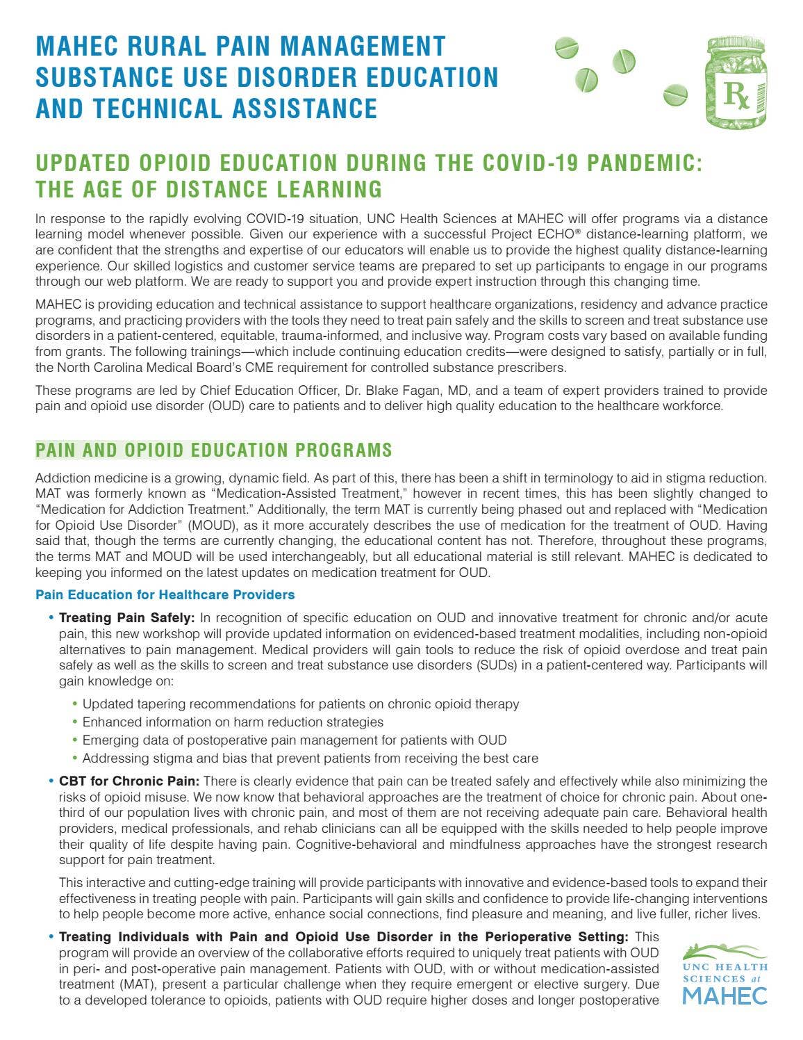 MAHEC 2021 Course Menu by MAHEC - Issuu