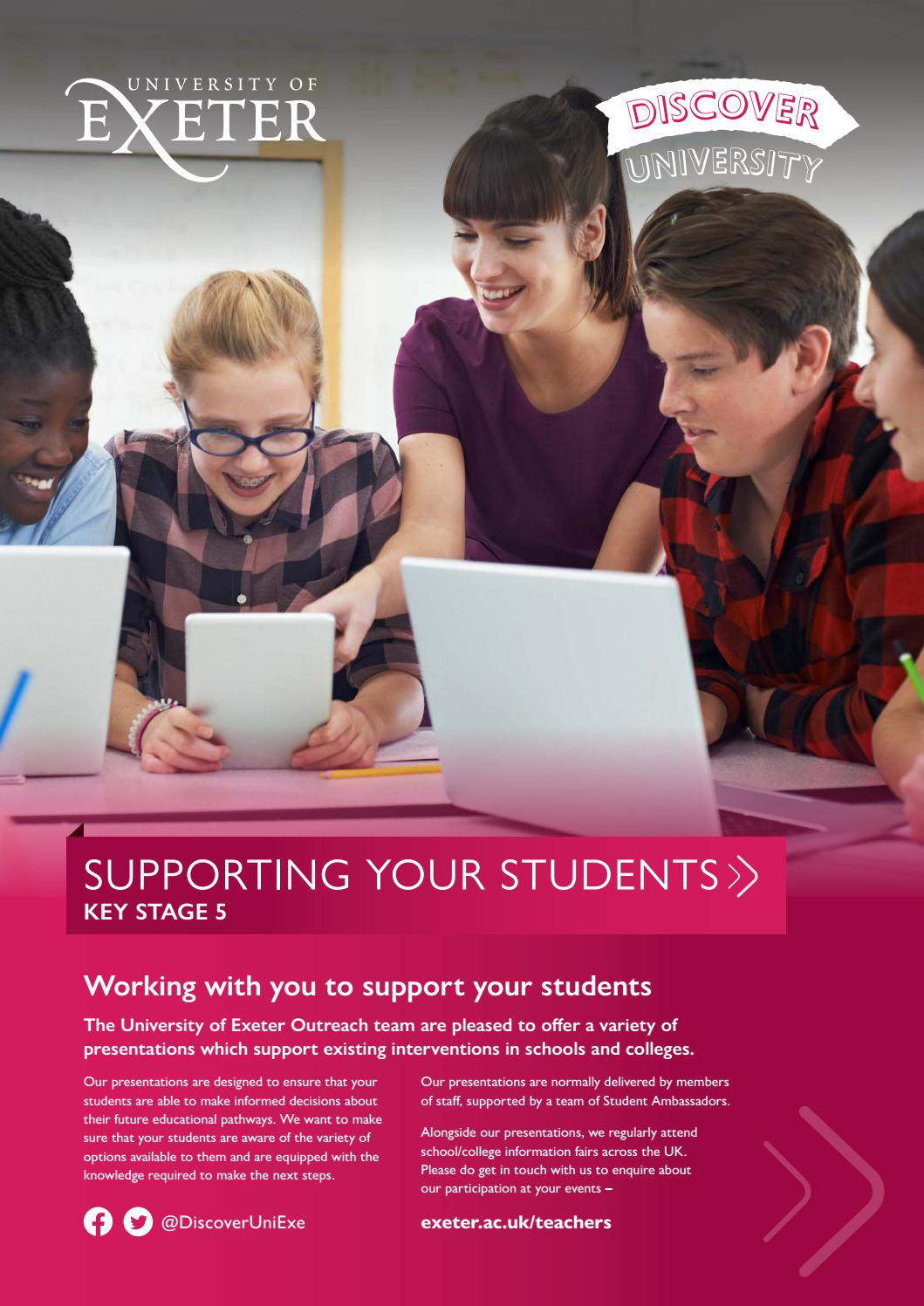 Supporting students in Key Stage 5 by University of Exeter - Issuu