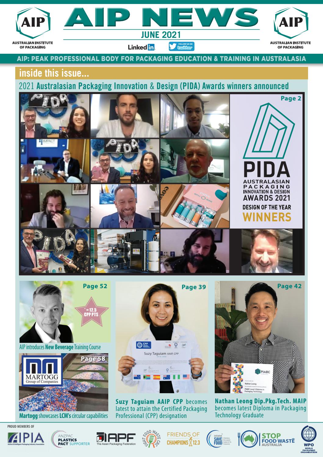 AIP June 2021 eNewsletter by Australian Institute of Packaging - Issuu