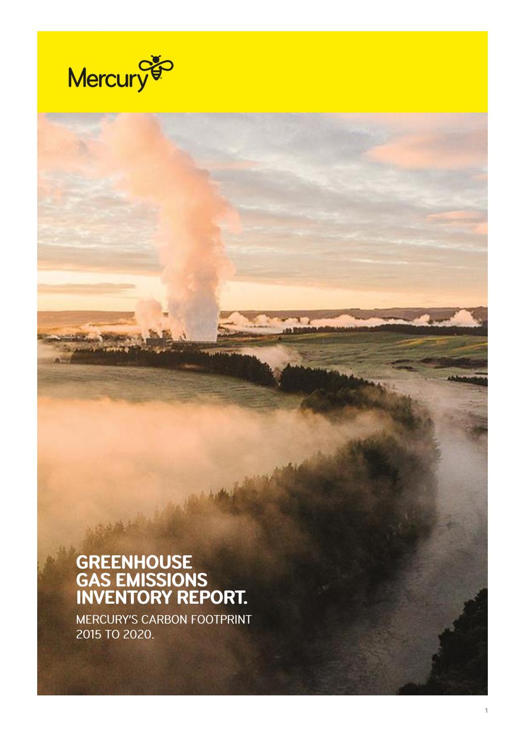 Mercury Emissions Inventory Report 2015 to 2020 by Mercury - Issuu