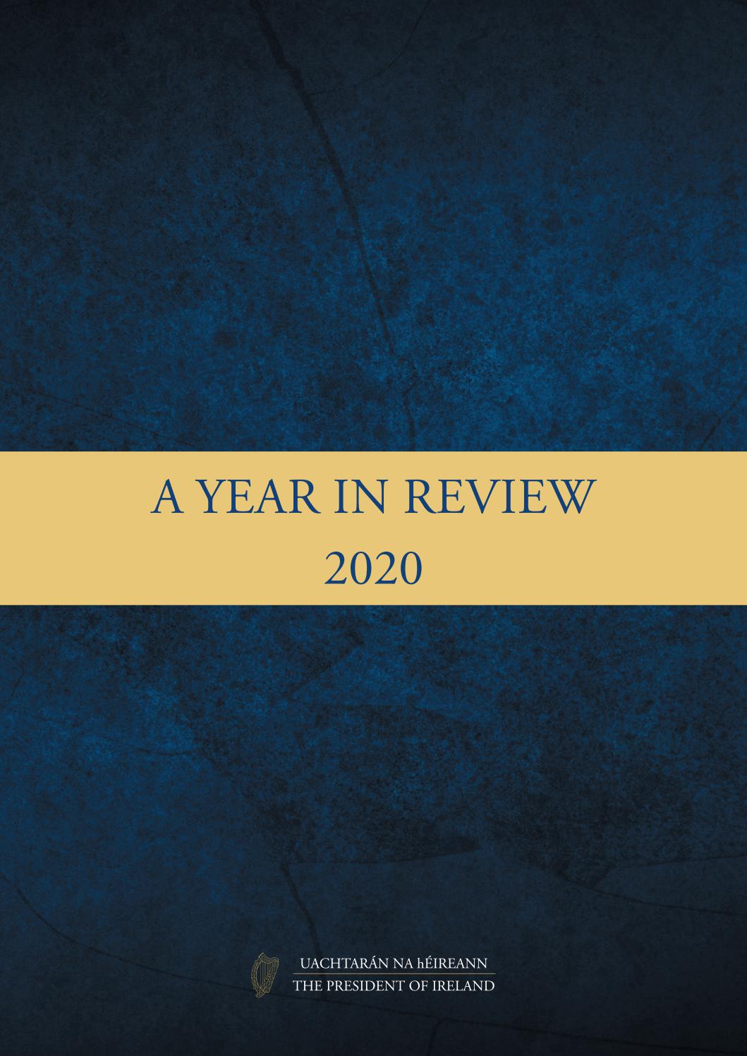 A Year in Review 2020 by Áras an Uachtaráin - Issuu