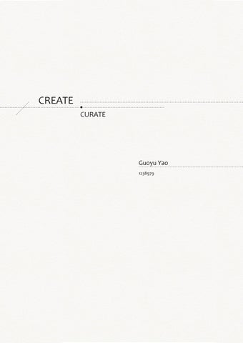 Studio 41 | Journal by Guoyu Yao - Issuu