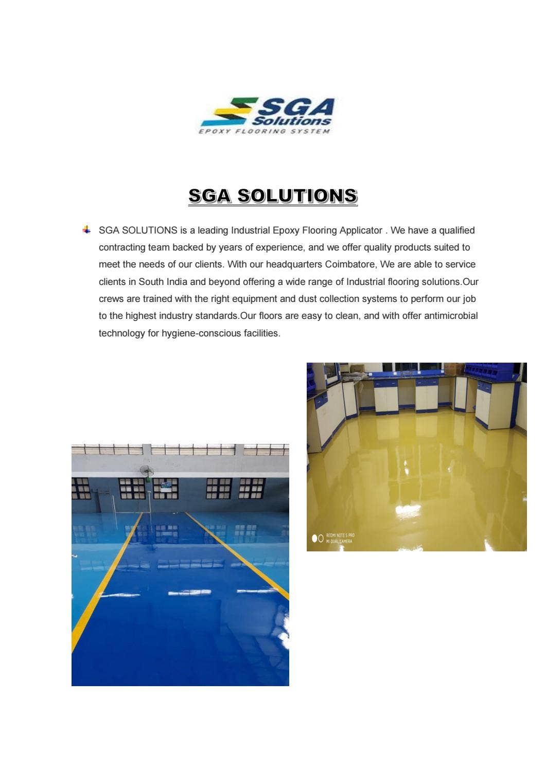 SGA solutions | epoxy flooring | self leveling | sports | polyurethane ...