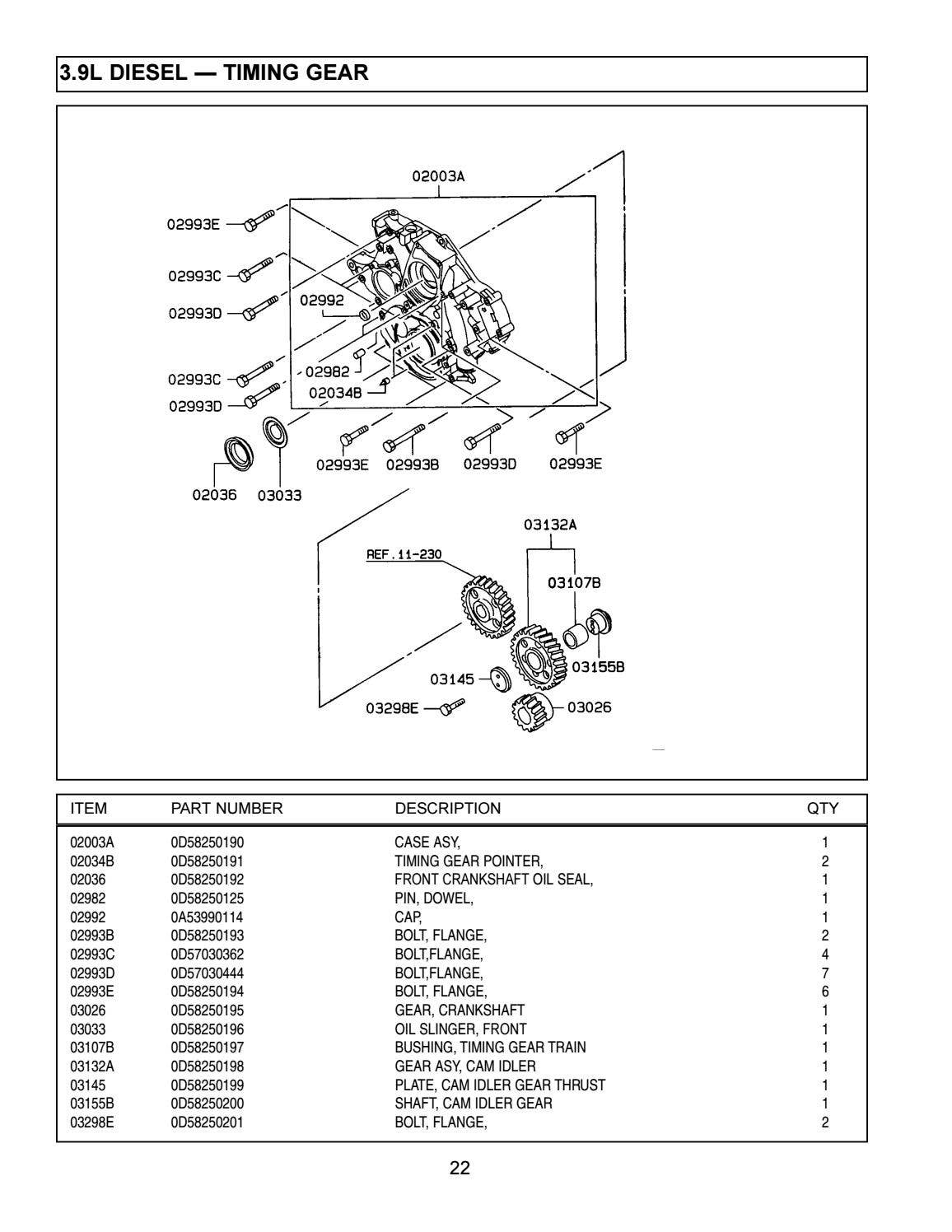 Generac SD0100 SD100 100KW Diesel Generator Parts Manual, Engine Parts ...