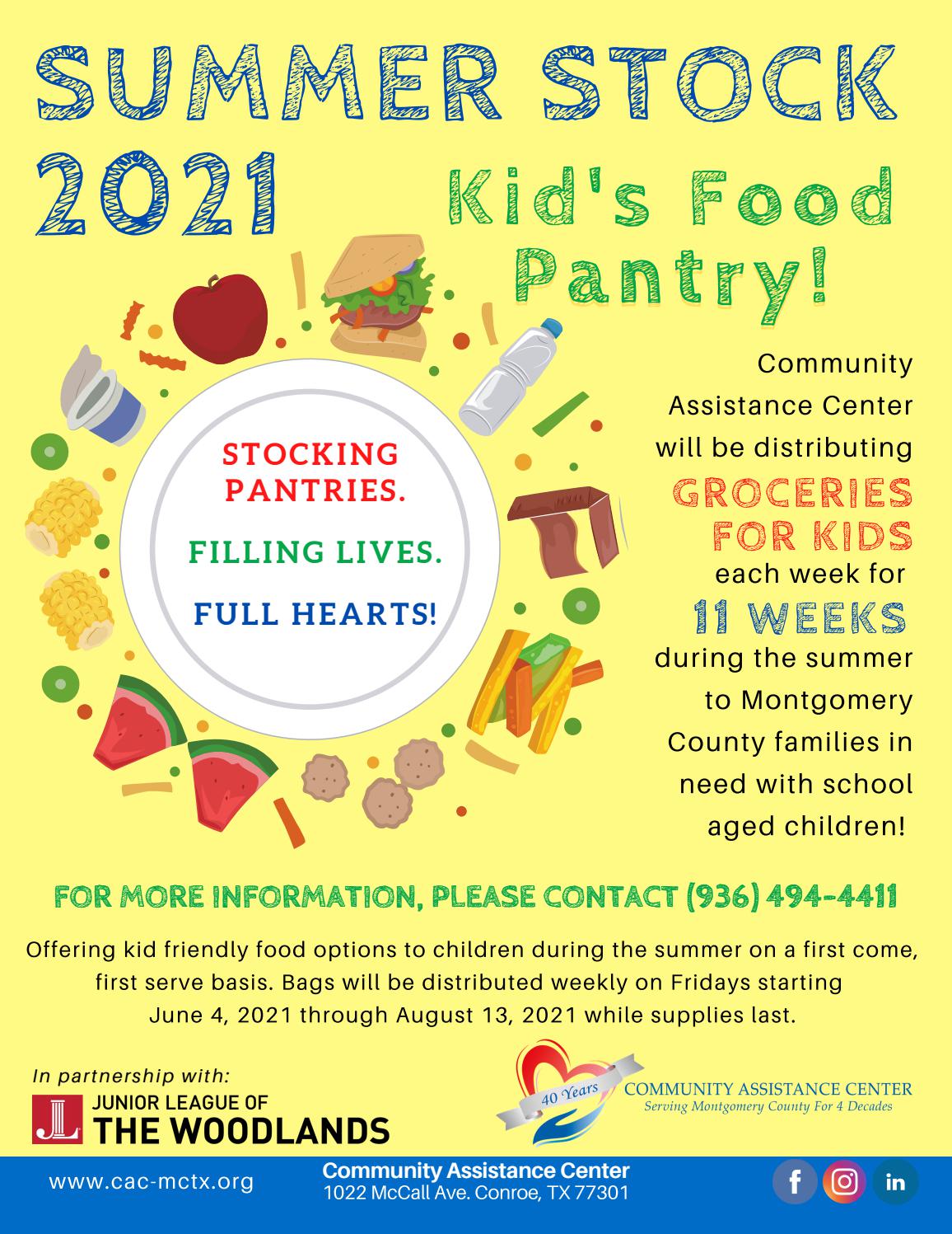 Summer Stock 2021: Kid's Food Pantry by Educational Outcomes - Issuu
