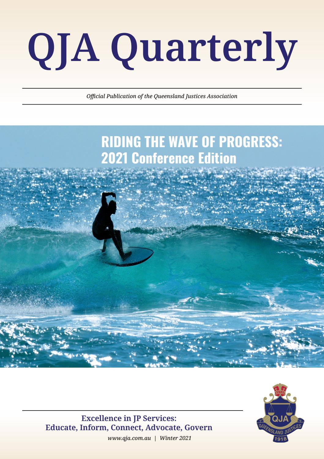 QJA Quarterly Winter 2021 by Queensland Justices Association - Issuu