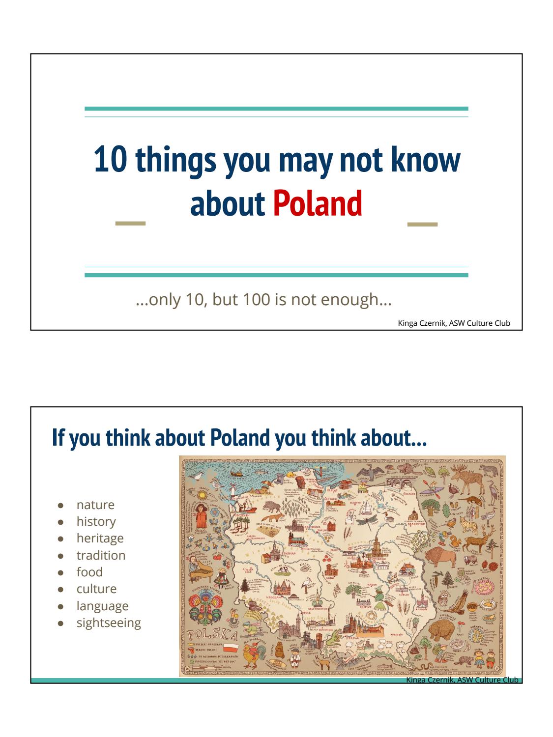 10 things you may not know about Poland by bitesized_poland - Issuu