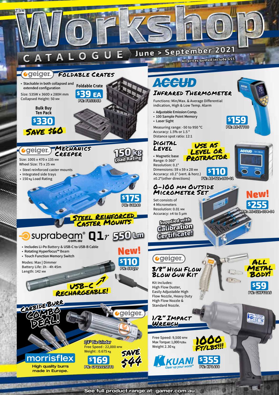 Gamer Workshop Catalogue June to September 2021 by C&L Tool Centre Pty ...