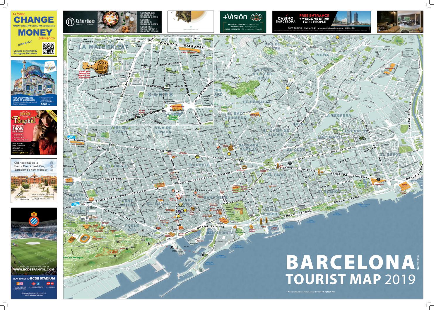 BCN Tourist Map 1ª ed 2019 by editorialmic - Issuu