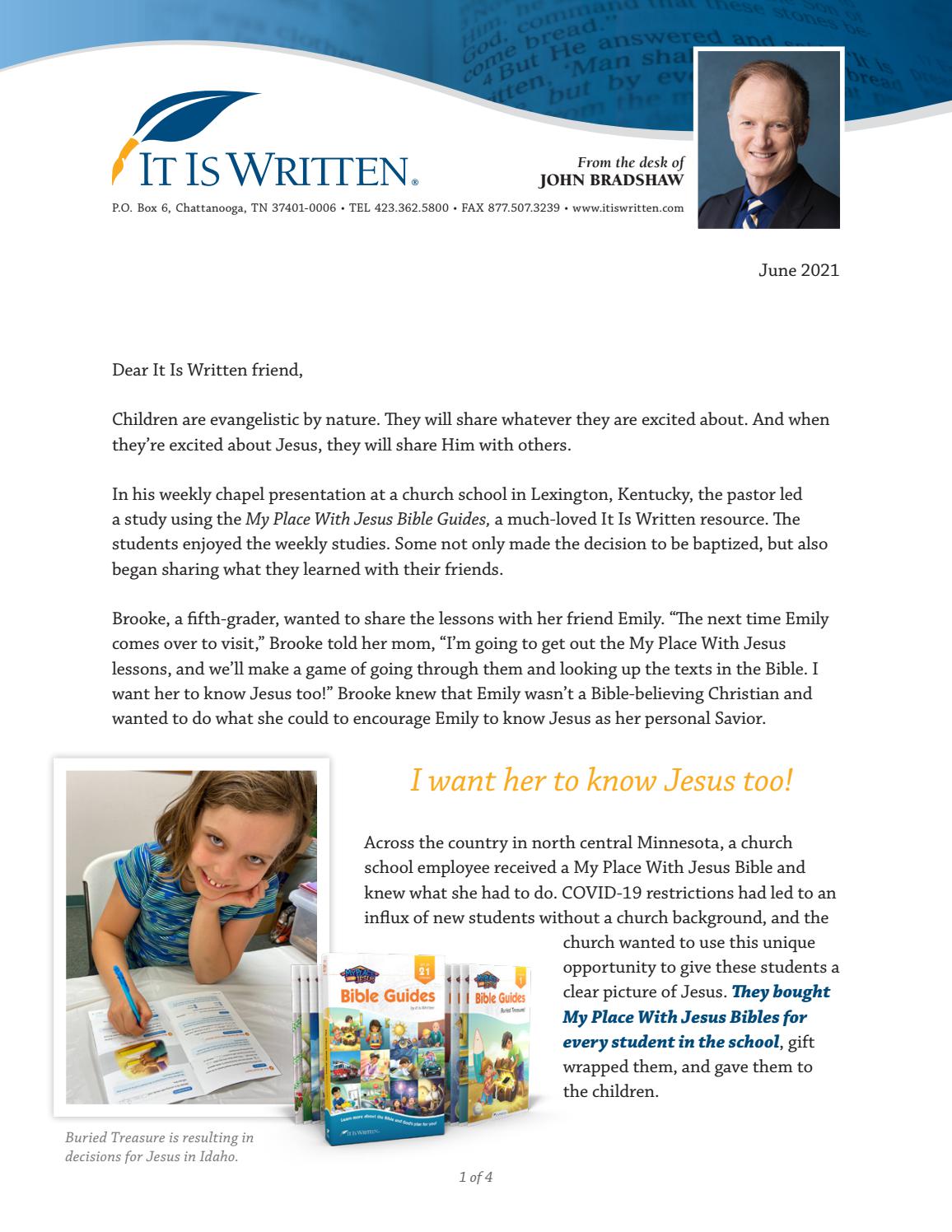 June 2021 Appeal by It Is Written, Inc - Issuu