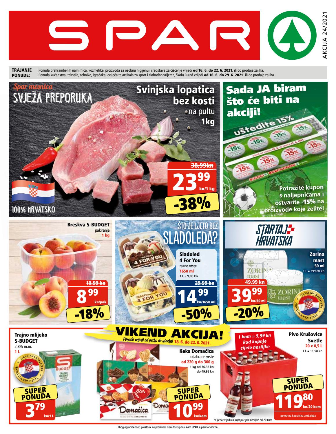 Spar katalog od 16.-29.06.2021. by Catalog.hr - Issuu