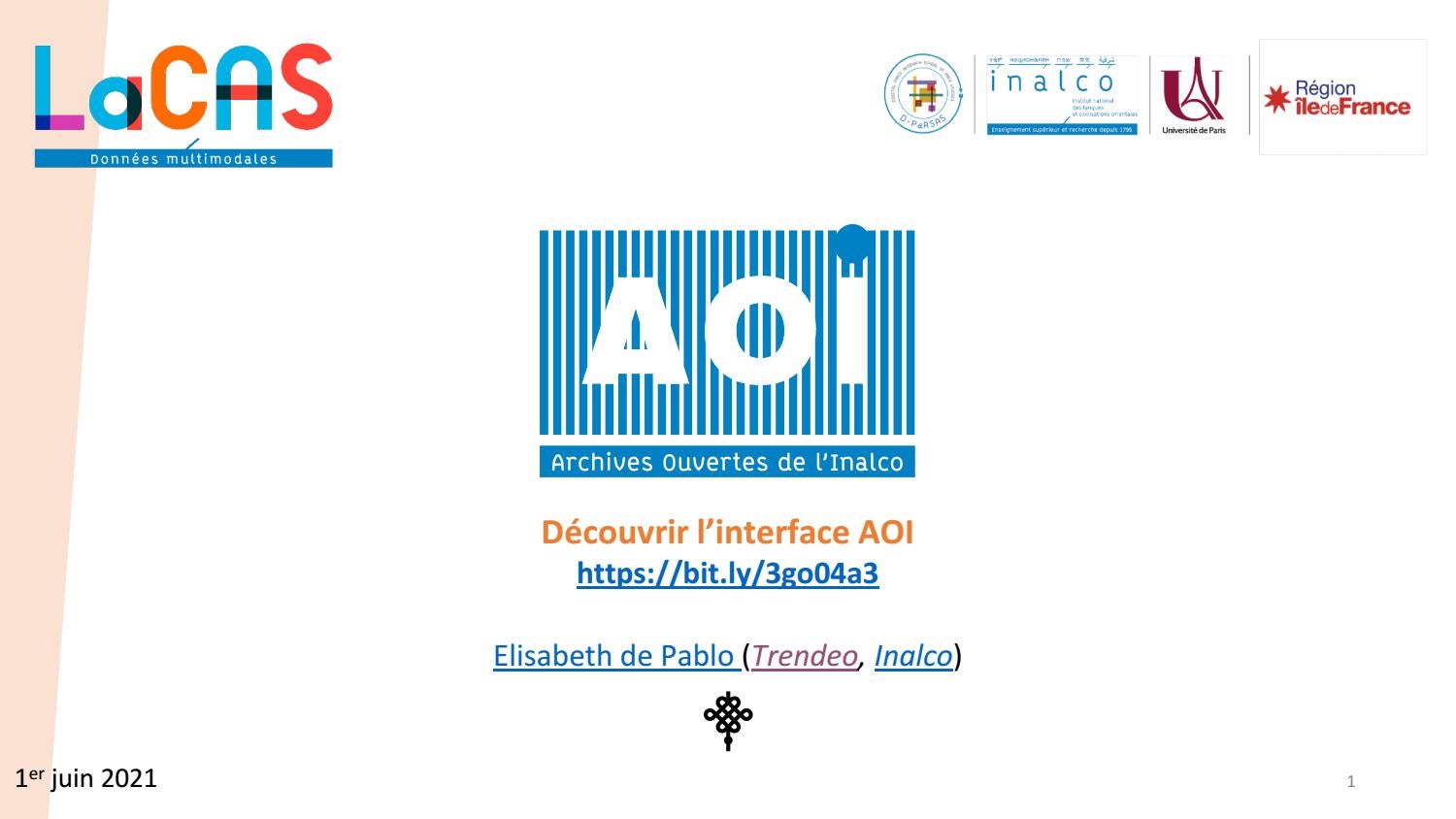 Découvrir l'interface AOI by e-studiolo - Issuu