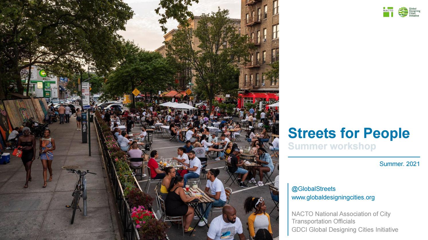 Streets for People Summer Workshop by GSAPP_Digital Publishing - Issuu