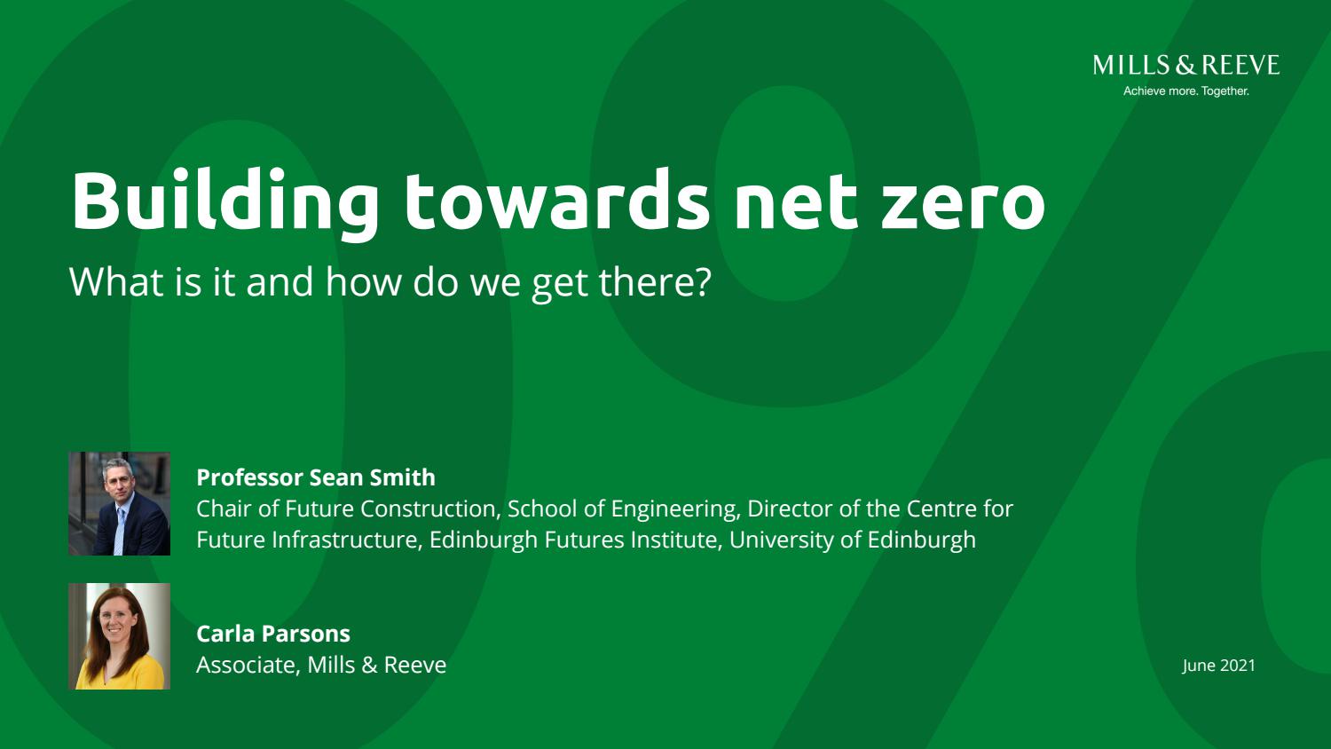 Net Zero report (short version) by millsandreeve - Issuu