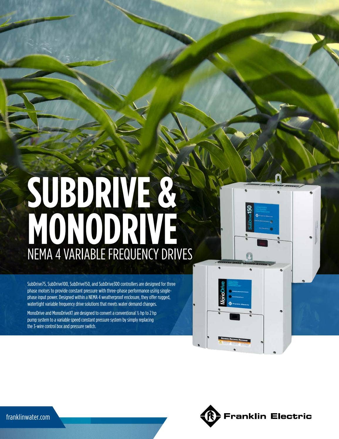 Franklin Electric SubDrive/MonoDrive Brochure by deltawaterproducts - Issuu
