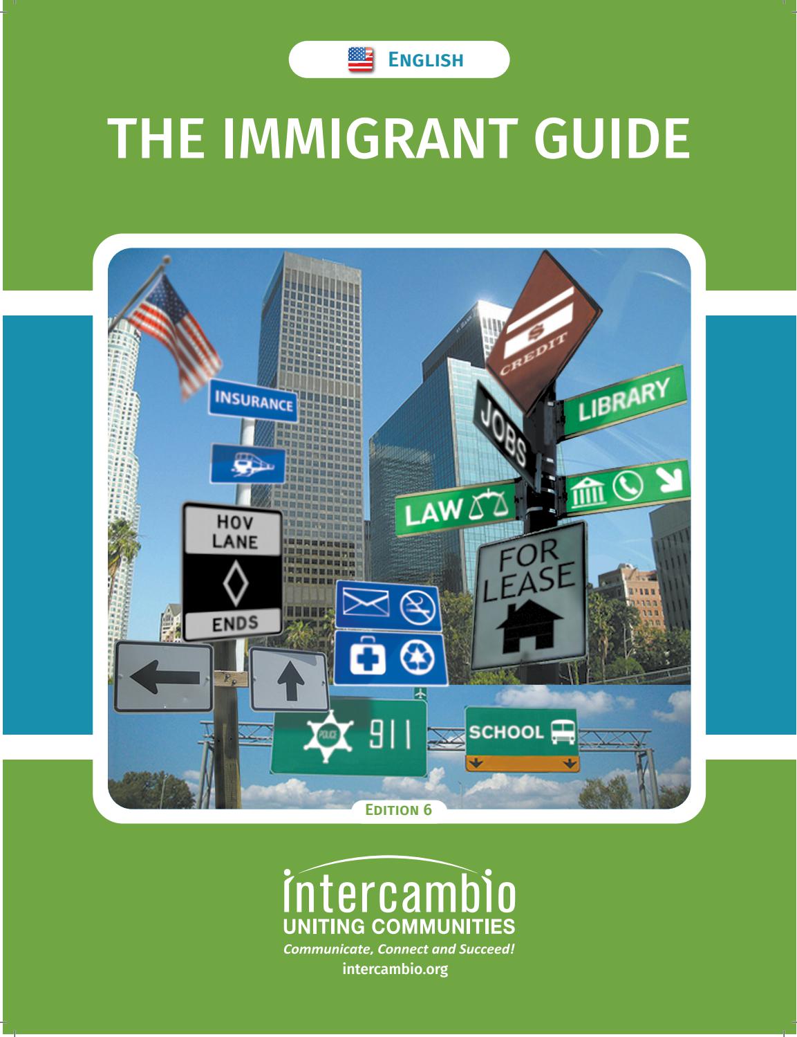 The Immigrant Guide - English by intercambio8 - Issuu