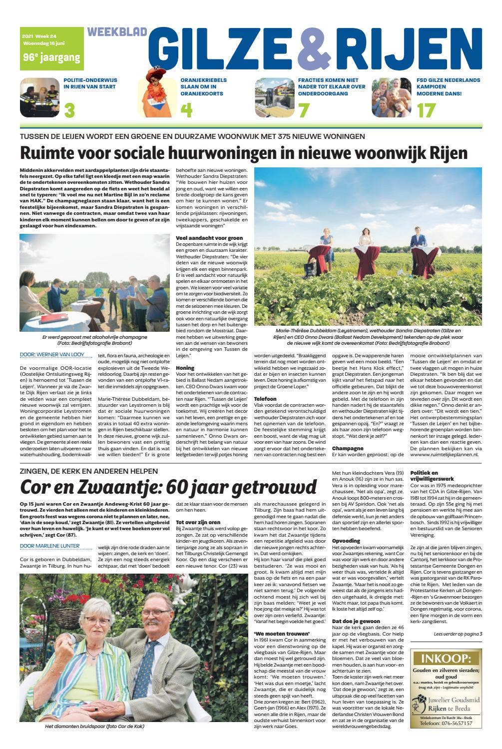 Weekblad Gilze en Rijen 16-06-2021 by Uitgeverij Em de Jong - Issuu