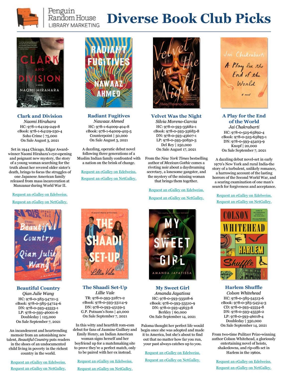 Diverse Book Club Picks Handout by PRH Library - Issuu