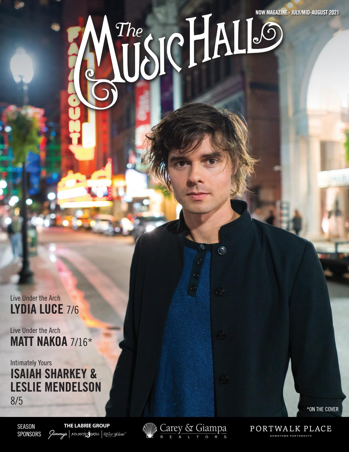 July/Mid-August Magazine by The Music Hall - Issuu