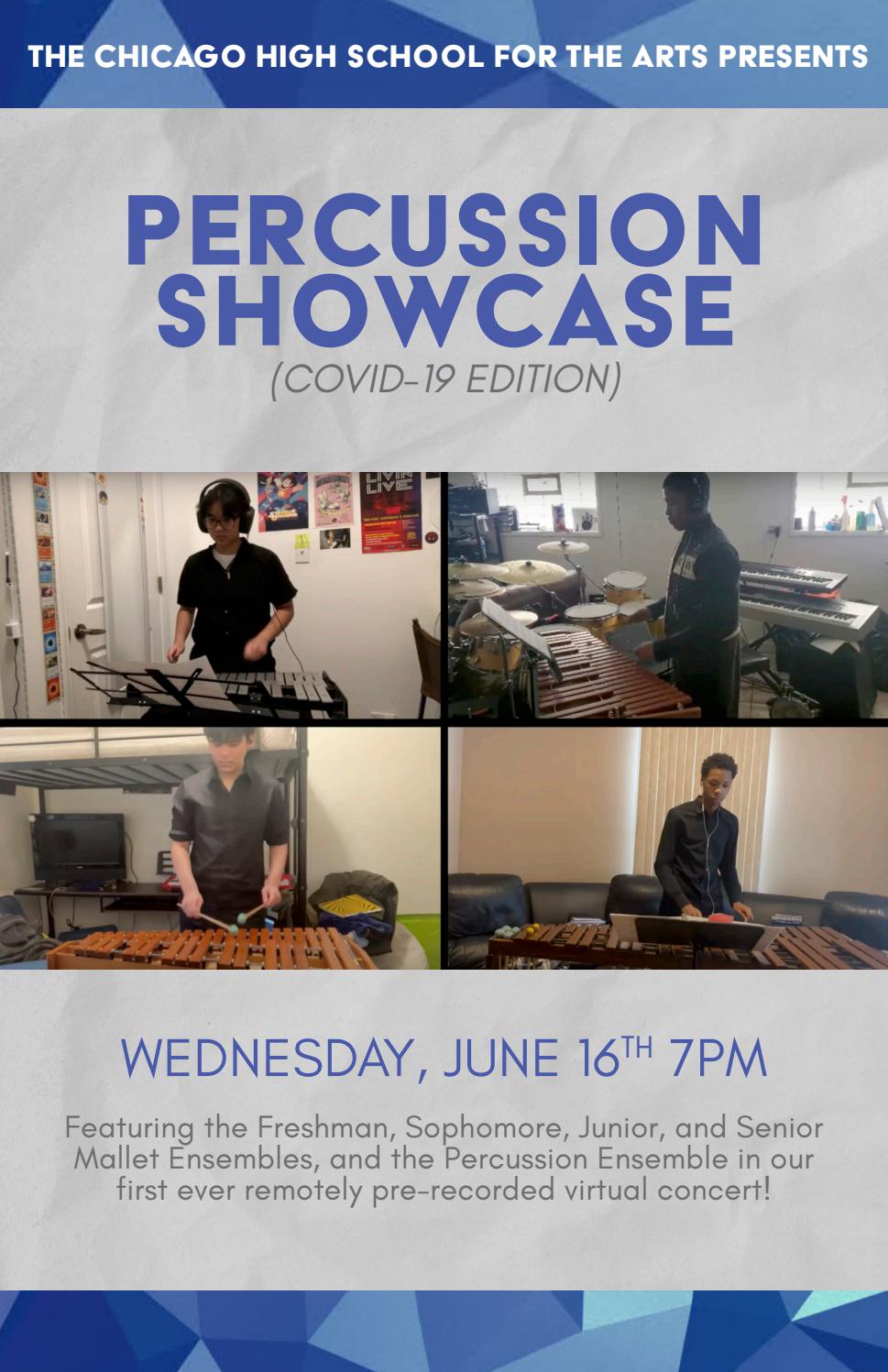 Percussion Virtual Showcase: Spring 2021 by The Chicago High School for ...