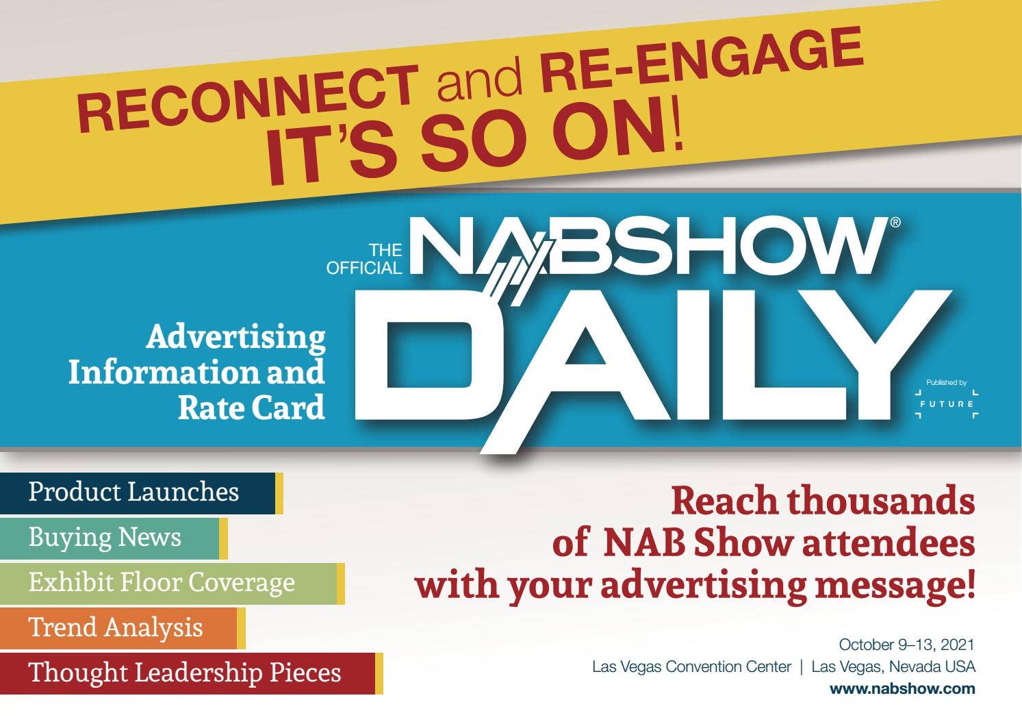 2021 NAB Show Daily Advertising Information and Rate Card by ...
