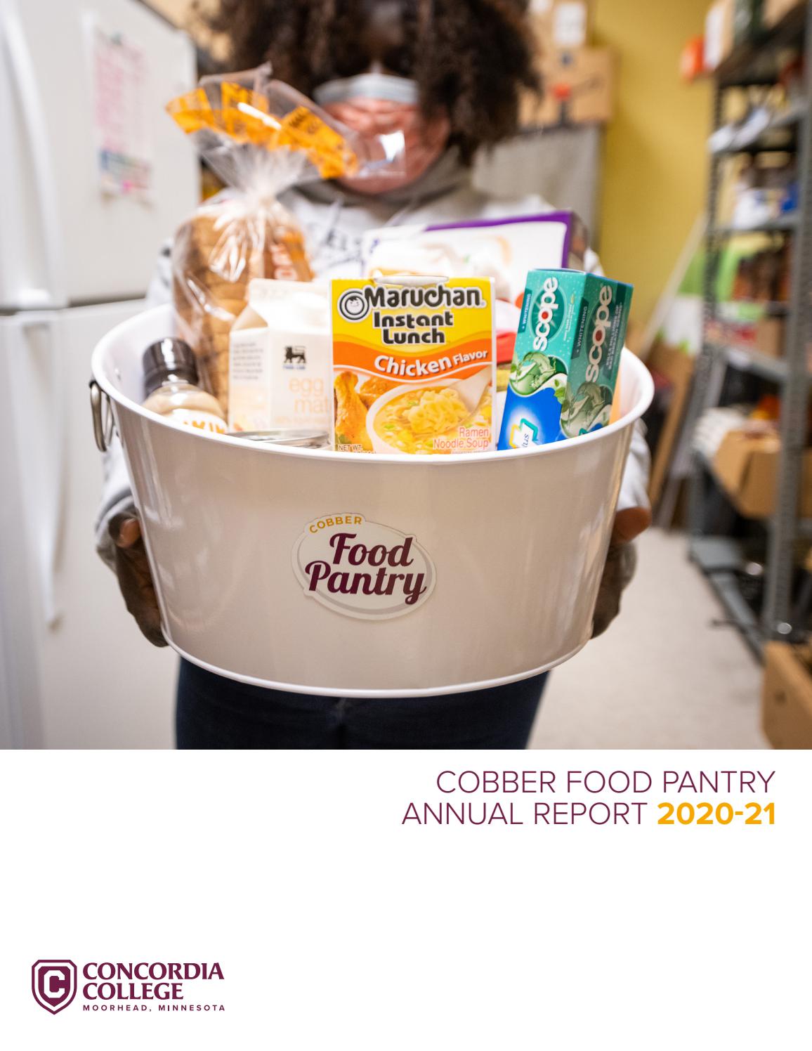 Cobber Food Pantry Annual Report 2020-21 by Concordia College - Issuu