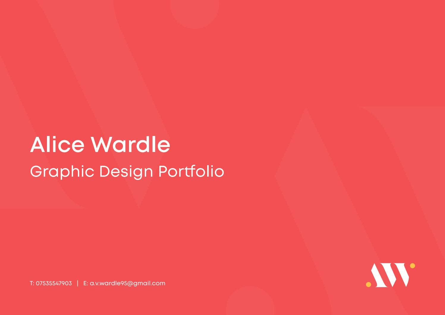 Alice Wardle Design Potfolio by alicewardledesign - Issuu