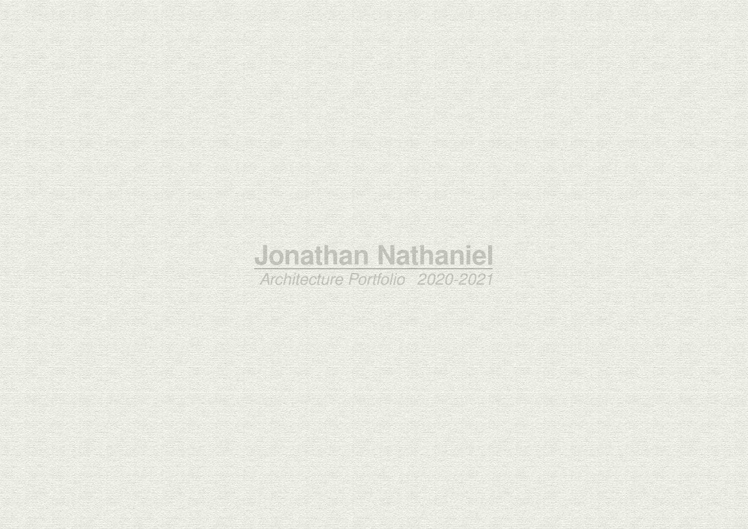 Architecture Portfolio 2021 - Jonathan Nathaniel by JonathanNathaniel ...