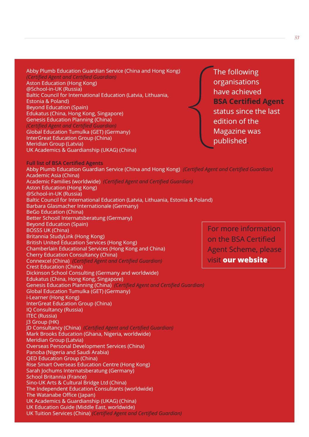 BSA Magazine - Summer 2021 by Boarding Schools' Association - Issuu