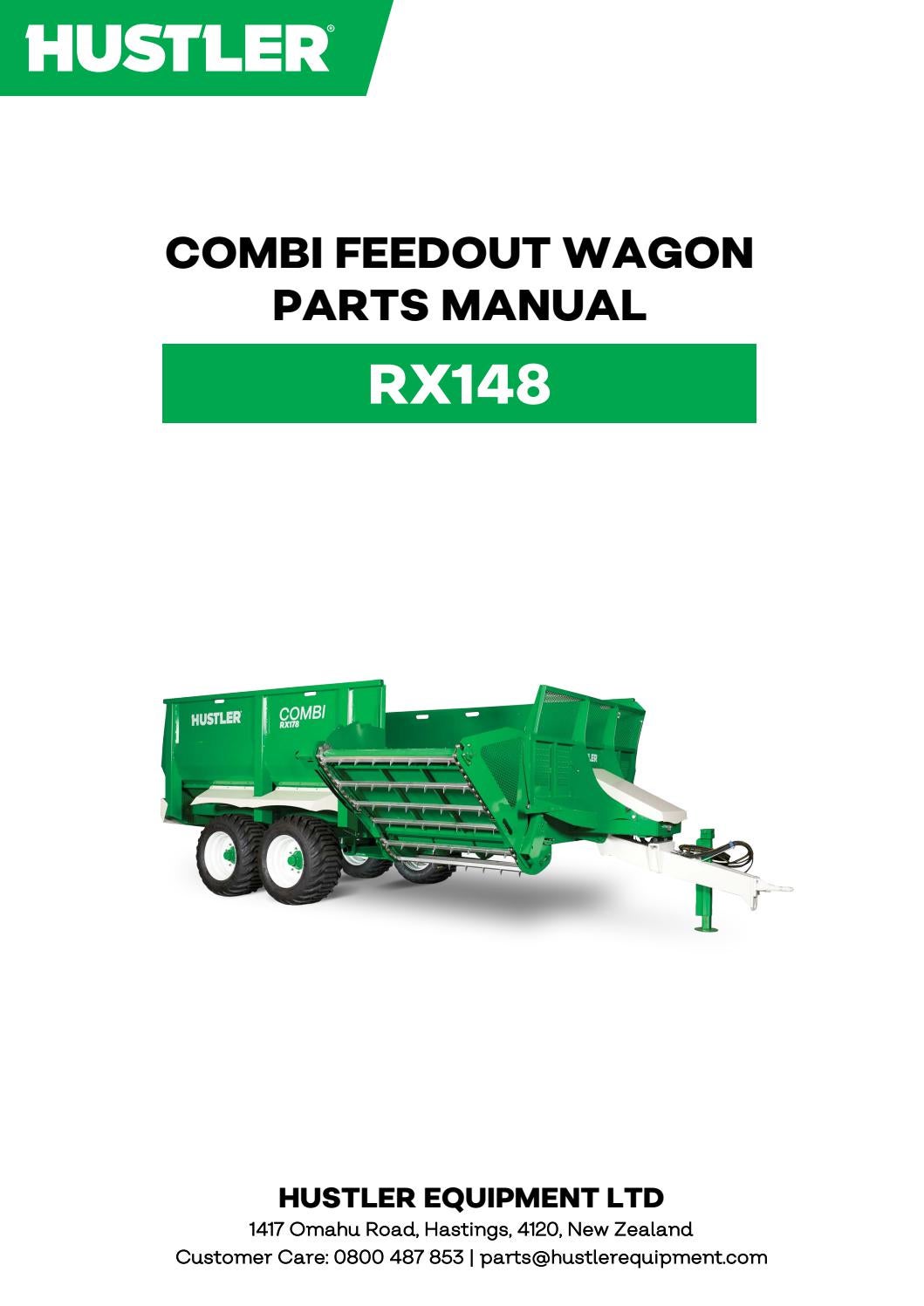 COMBI RX148 PARTS MANUAL by Hustler Equipment - Issuu