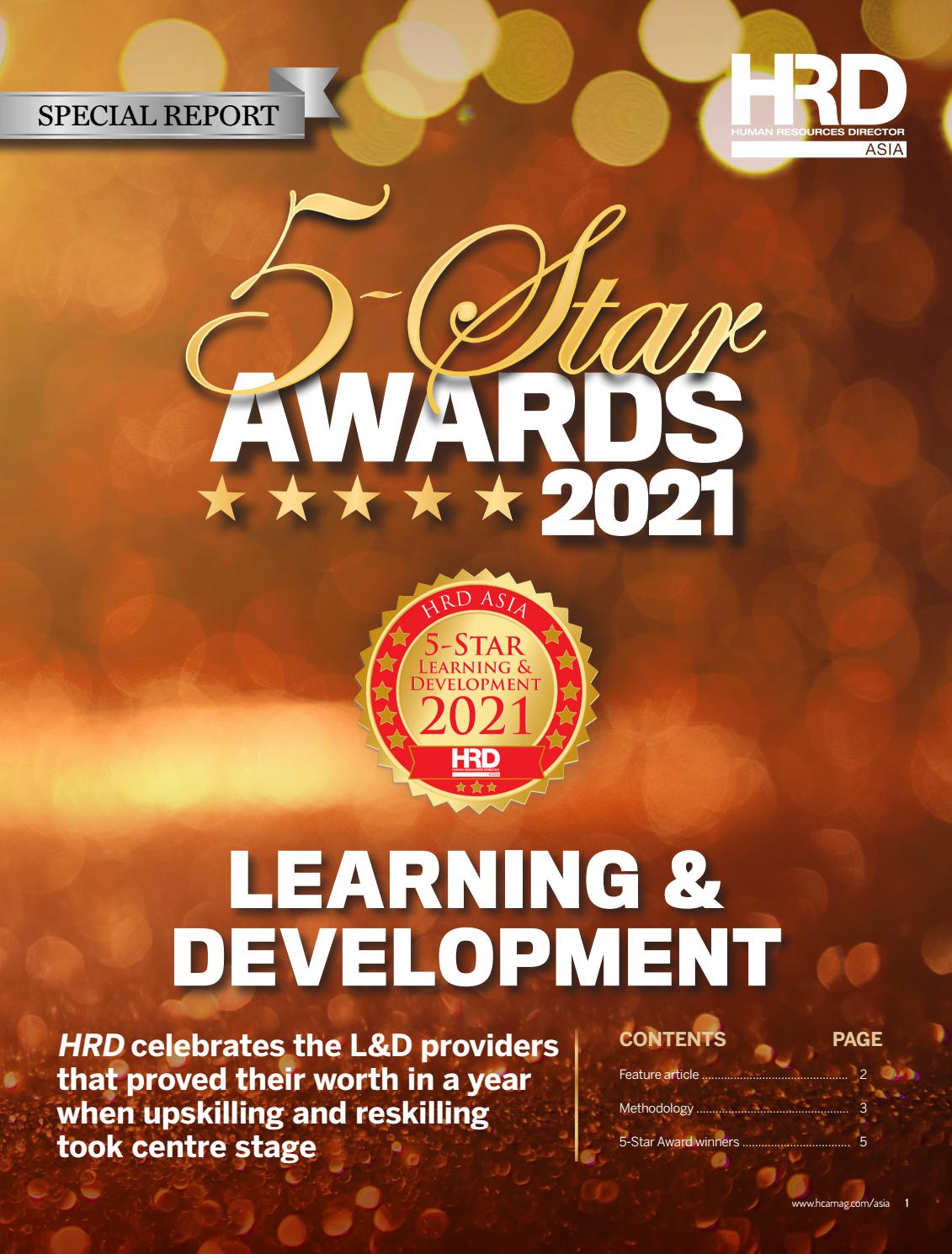 HRD Asia 5-Star Learning & Development 2021 by Key Media - Issuu