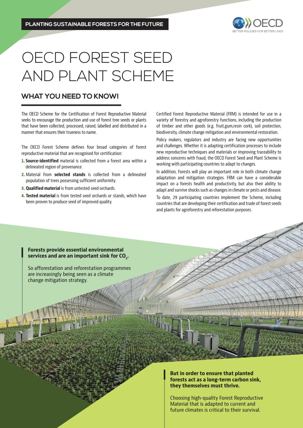 OECD Forest Seed and Plant Scheme Flyer by OECD - Issuu