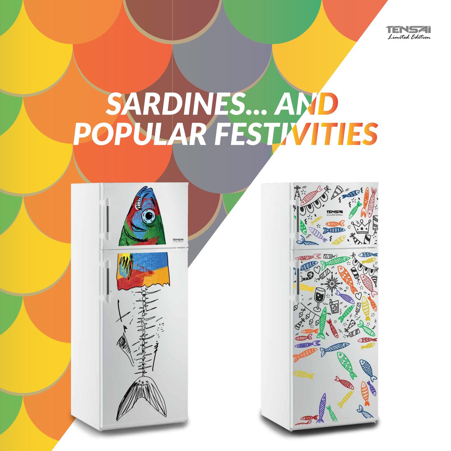 THEMED FRIDGES - TENSAI - FRIDGES DECORATION THEME - SARDINES - DIGITAL ...